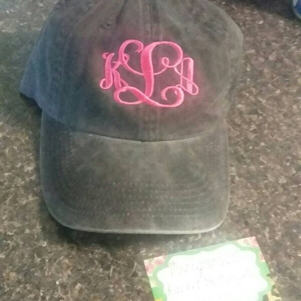 Monogrammed Hat- the PERFECT Preppy Accessory! so Many Color Choices ...