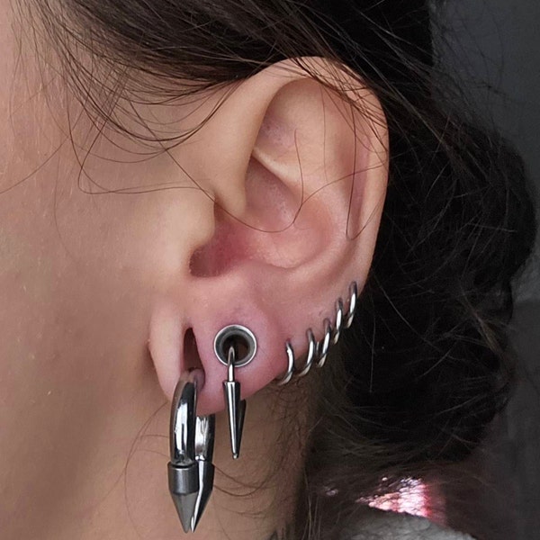 Extreme Long Spikes, Good for Labret Cheek, Piercing, Medusa, Monroe ...