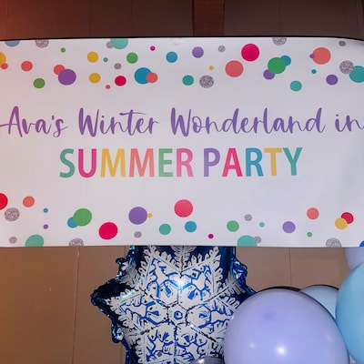 Happy Birthday Polka Dot Banner, Birthday Banner for Girl, Custom ...