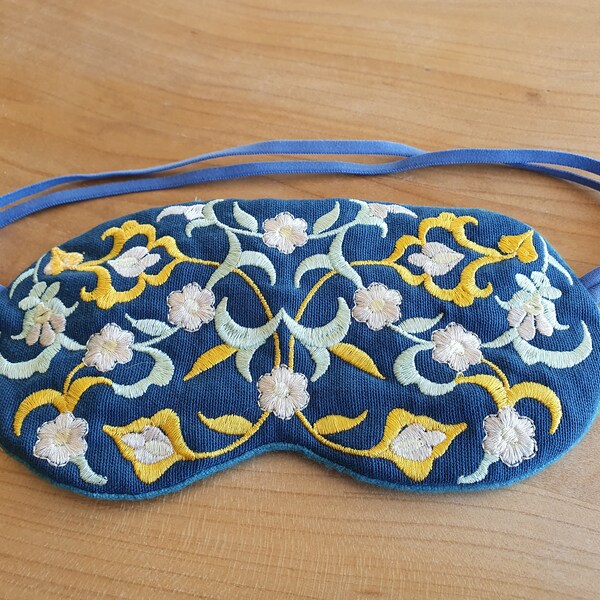 ITH Sleep Mask Oriental Pattern Machine Embroidery Design - 3 Sizes - Etsy
