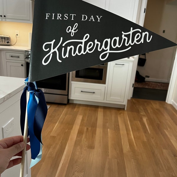 First Day of School Flag Back to School Flag - Etsy UK