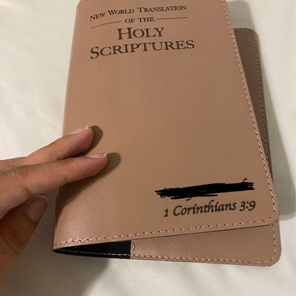 NWT Leather Bible Cover, JW Bible Cover, Jehovah Witness Gift, JW Gift ...