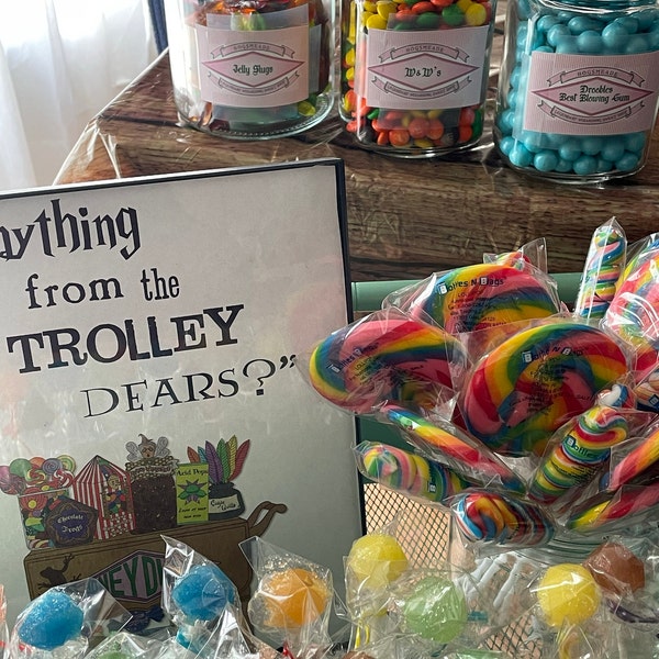 Sweet Cart Sign 'anything off the Trolley Dears' - Etsy UK