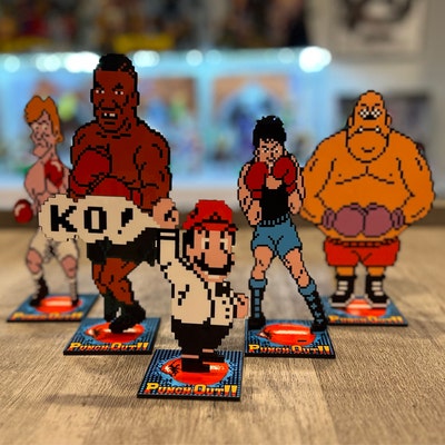Mike Tyson's Punch-out Inspired Wooden Sprites Retro Gaming Art - Etsy