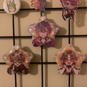 Nijisanji Vtuber Star Buttons - Etsy