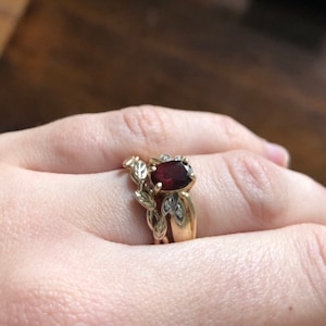 Braided Vines Ring Solid Yellow White or Rose Gold Woven | Etsy