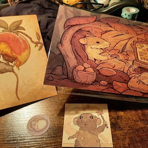 Portrait of a Fancy Rat Art Print Whimsical Children - Etsy