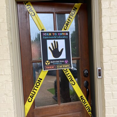 Science Scan to Enter Sign Printable Super Science (Download Now) - Etsy