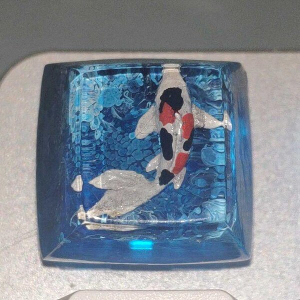 Koi Keycap, Koi Fish Keycap, Custom Keycap, Artisan Keycap, Cherry Mx ...