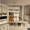 Jewelry Cabinet. Large Earrings Case Jewelry Storage. Wall Mounted ...