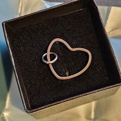 Knotty Heart Ring, Sterling Silver, Heart Shaped Knot Ring, Handmade ...