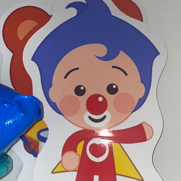 Plim Plim Character Stands, 24in Tall, Party Signs, Cutouts, Standees ...