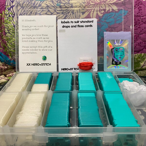 MIDI Floss Thread Drops With Label Tag Slot | Cross Stitch, Embroidery ...