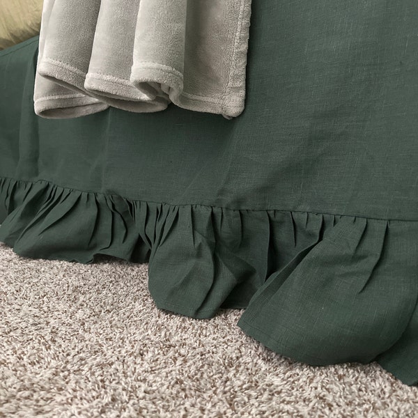 Linen Headboard. Headboard Slipcover. Foot Board Cover. Custom Made ...