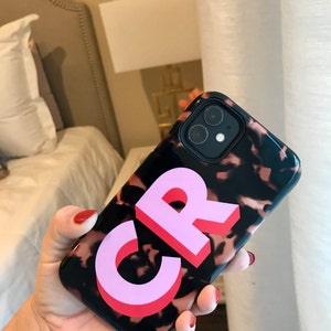Personalised Large Initial Iphone Case Iphone 12 Case Custom - Etsy