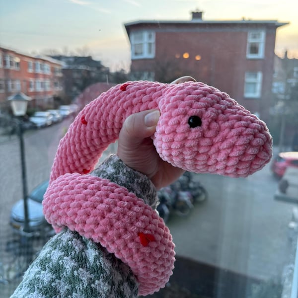 Snake Crochet Pattern and Tutorial / Viral Crochet Snake / Amigurumi ...