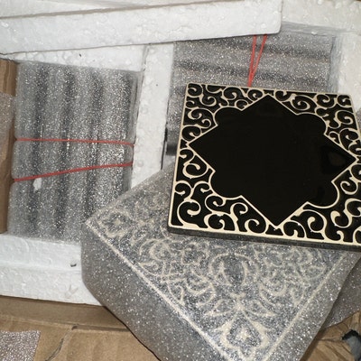 Ceramic House Number 2, Turquoise - Etsy