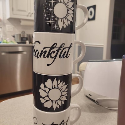 10oz Cricut Stackable Mugs Svg, Mugs and Coasters Cricut Mug Press SVG ...