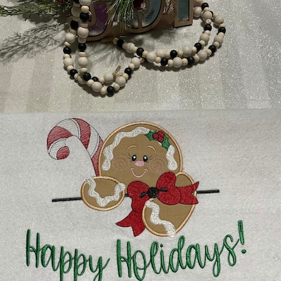 Cute Cookie Embroidery Designs, Christmas Embroidery Design Machine ...