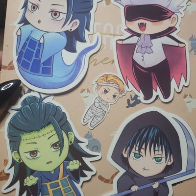 Halloween JJK Sticker Pack - Etsy