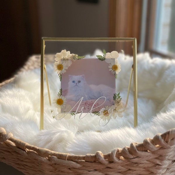 Pressed Flower Photo Frame | Flower Frame | Custom Photo Frame ...