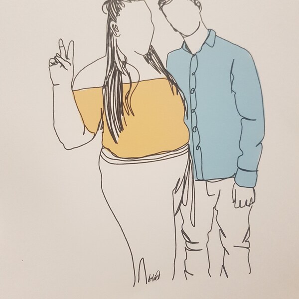 Custom Drawing Print // Personalised Art - Etsy UK