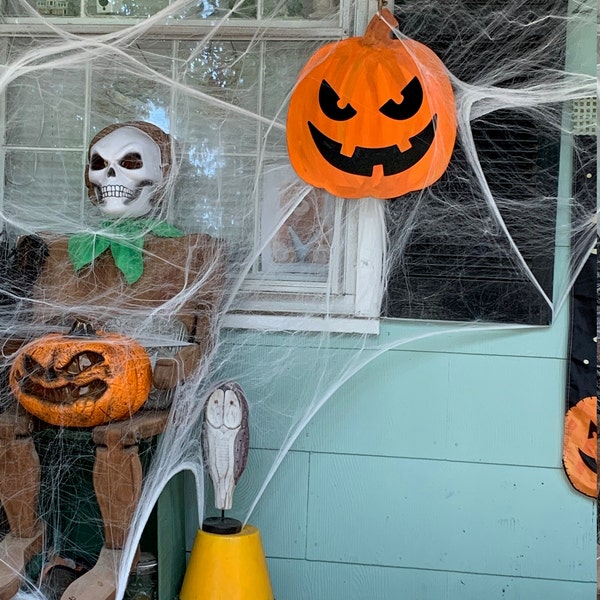 Blue & White Farmhouse Welcome Rag Wreath - Etsy