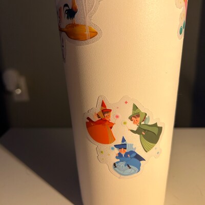 Good Fairies Flora Fauna Merryweather Transparent Laptop Stickers ...