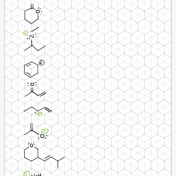 Hexagonal Paper for Organic Chemistry |student Note Taking Printable ...
