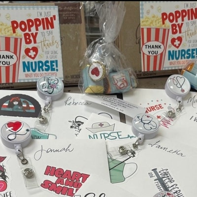 Nurse Appreciation Gift Tag, Thank You Frontlines Worker, Medical ...