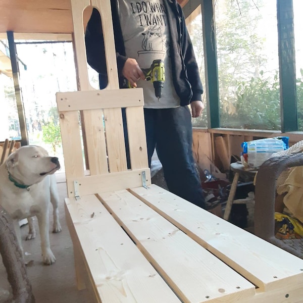 Handcrafted Large Goat Milking Stand - Durable & Eco-friendly Ideal for Nubian to Lamancha ...