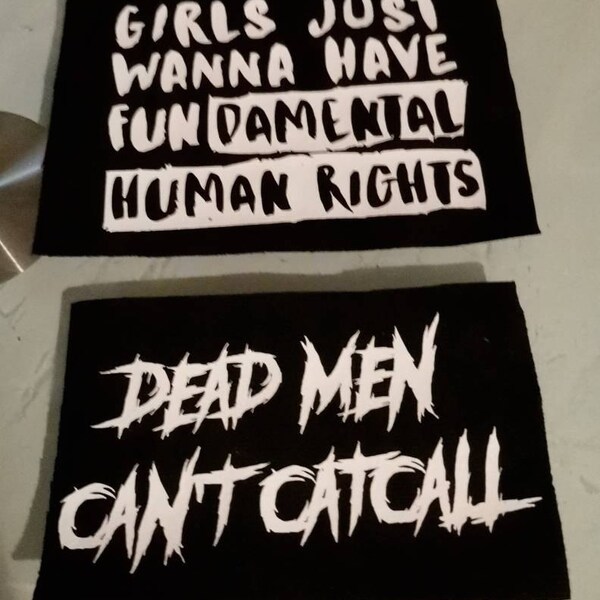 Punk Patches Crust Punk Patches Feminist Equality Anti-racist Anarchy ...