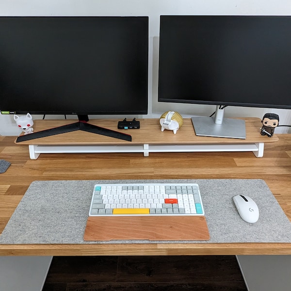 Natural Wool Desk Mat - Felt Desk Pad - Large Desk Pad - Soft Merino ...