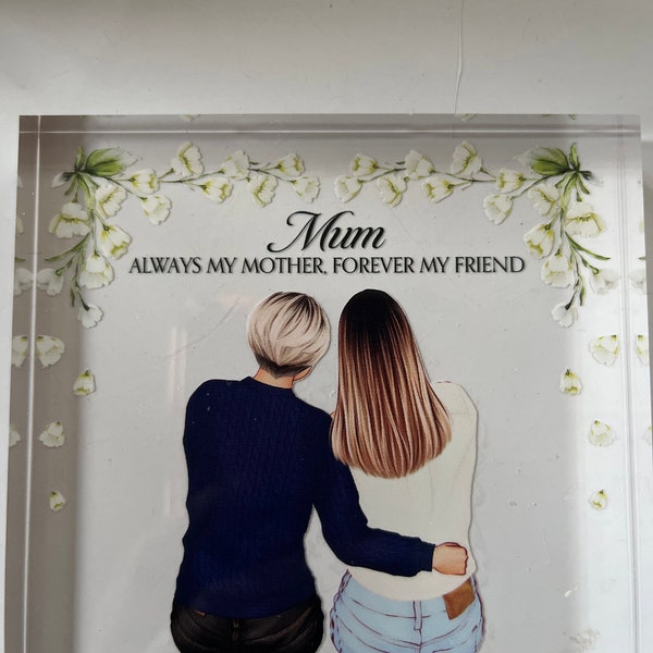 Personalised Mum Print Frame, Birthday Gift for Mum, Mothers Day Gifts ...