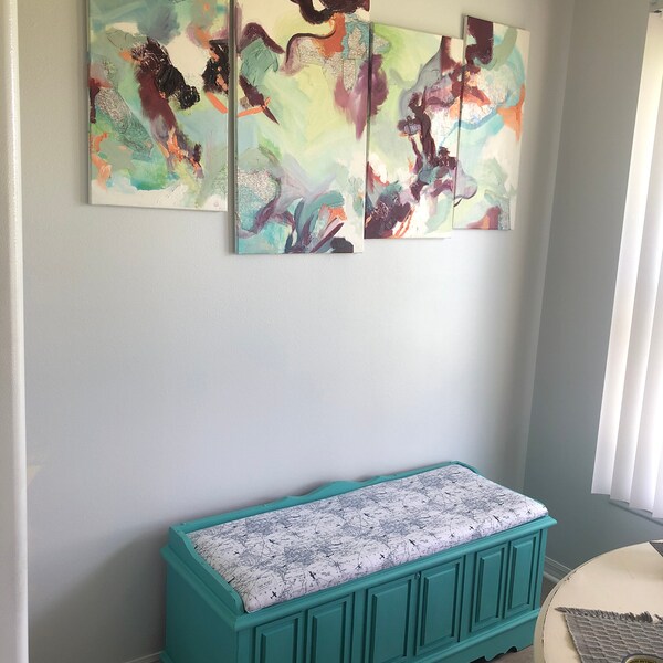 Map Fabric. Air Traffic. White and Blue. Natural and Gray. Premier ...