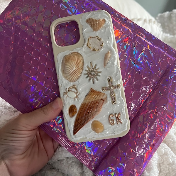 Coastal Seashell Phone Case Decoden Phone Case Beach Lover Gift ...