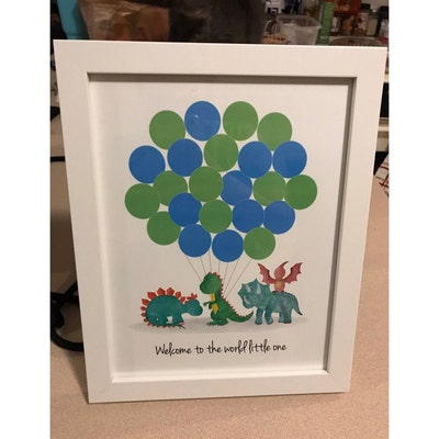Dinosaur Signature Guestbook Alternative, Dino Theme Birthday Guest ...