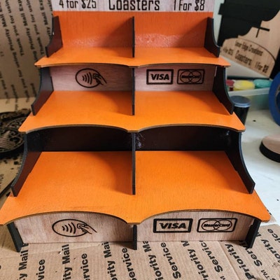 Retail Counter Display Stand Car Coasters or Anything 3 Inch - Etsy