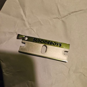 Suicideboys G59 Skull Necklace Stainless Steel & Black Enamel Pendant ...