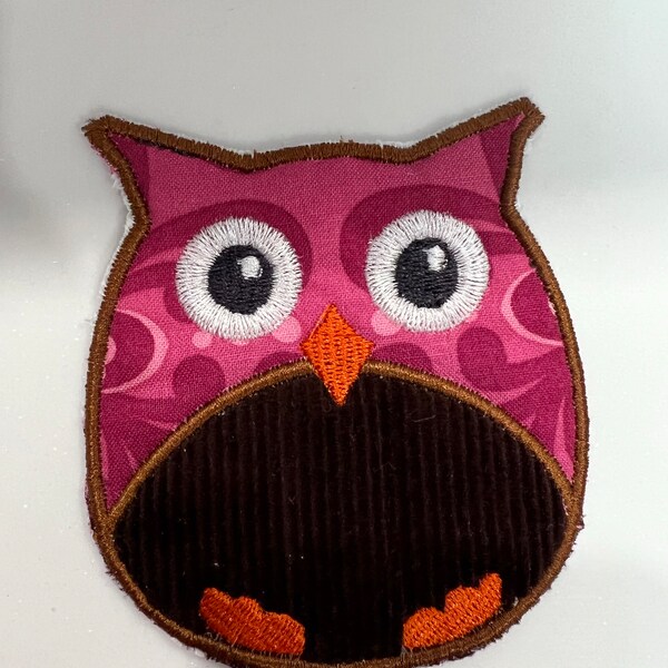 In the Hoop Owl Coaster Embroider Machine Design - Etsy