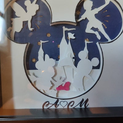 Disneyland 3d Layered Svg,3d Layered Svg,shadow Box Template Svg ...