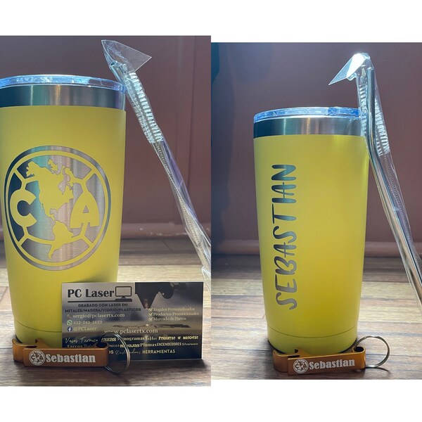 Club America Laser Engraved 20oz Tumbler: Stainless Steel Travel Mug - Etsy
