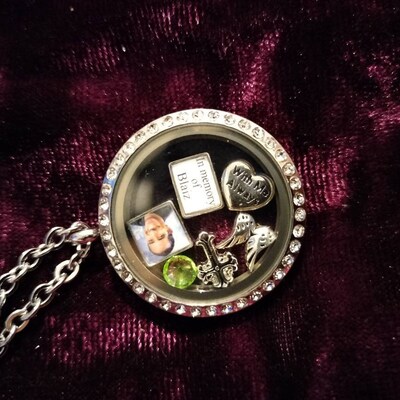 In Memory of My Brother Memorial Floating Locket Set Picture - Etsy