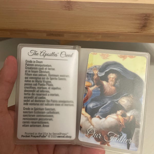 Prayer Before the Rosary: Pocket Prayerfulls™ | Durable Wallet Prayer ...