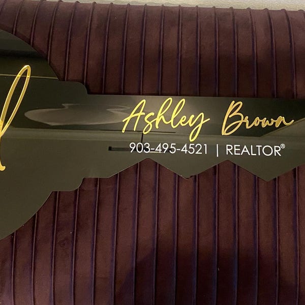 Personalized Realtor Key With Heart | Closing Realty | House Sold ...