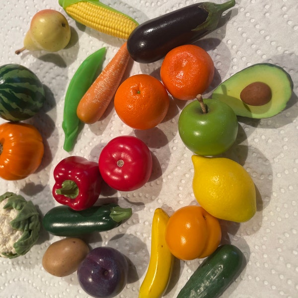 1:12 Scale Fruit Miniature. Mini Kitchen and Dollhouse Food. Miniature ...