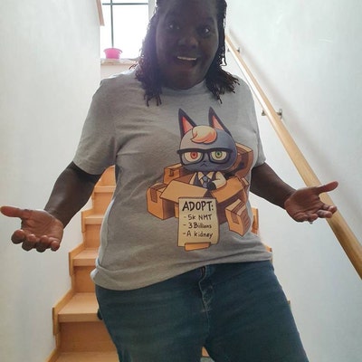 Raymond in Boxes T-shirt // Animal Crossing Cat Smug Villager Shirt ...