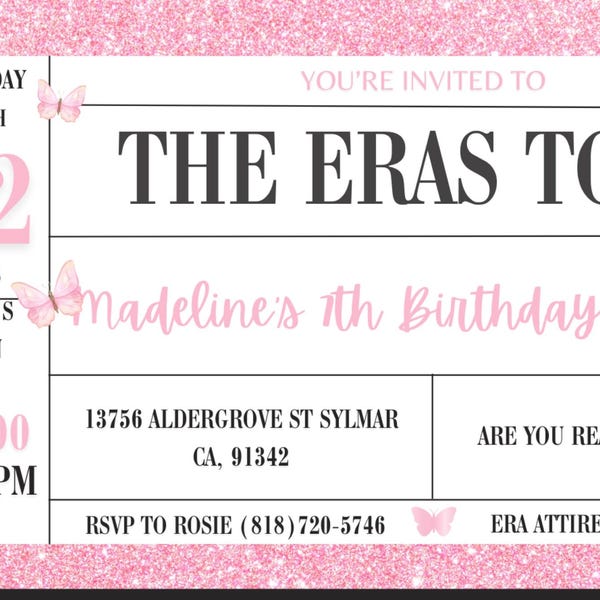 Football 1st Birthday Invitation Ticket Stub, First Year Down, Game on ...
