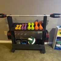 Top-selling Elegance 4-tier Wooden Fitness Weight Rack for Discerning ...