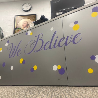 Teacher Name, Teacher Desk Decal, Classroom Decor, Vinyl Wall Decal ...